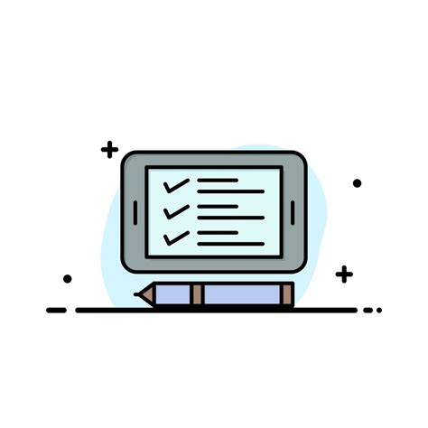 Phone Cell Pin Shopping Business Flat Line Filled Icon Vector Banner Template 18027420 Vector