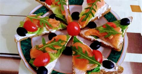 Бутерброды с творожным сыром и форелью 198 ккал рецепт с фото пошаговый от Людмила Трофимова