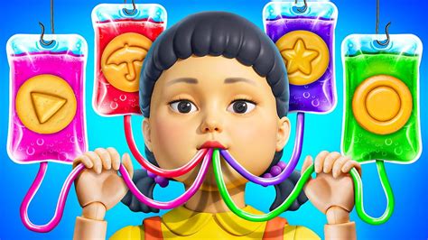 Vom Nerd Zur Schönen Squid Game Puppe Wie Wird Man Squid Game Puppe Youtube