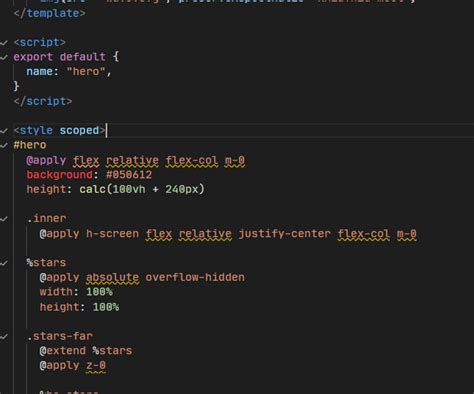 How To Force Vscode To Read Style Tag As Postcss Syntax Lang Postcss Is Not A Case R Vscode