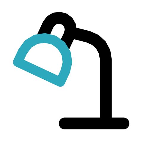 Desk Lamp Round Left Vector Svg Icon Svg Repo