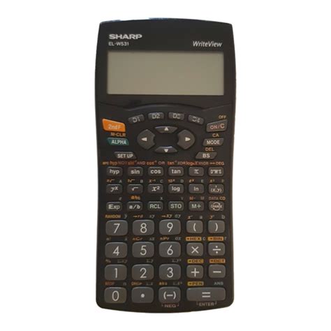 SHARP SCIENTIFIC CALCULATOR USER MANUAL Pdf Download ManualsLib