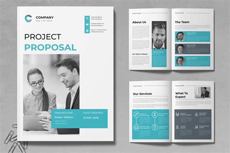 Project Proposal Layout Creative Market