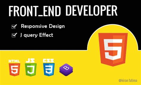 Do Frontend Creation Using Html5 Css3 And Javascript By Duagraphi Fiverr