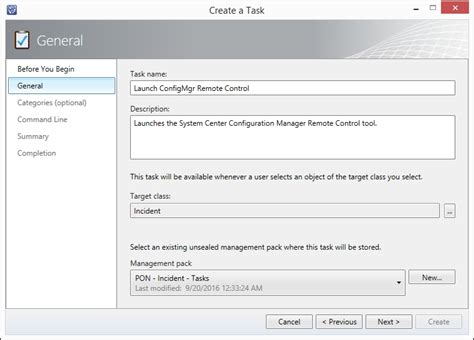 Creating Scsm Console Tasks Microsoft System Center 2016 Service