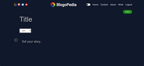 Github Msitabheer20blogopedia A Fully Functional Blogging Application Using Next Js