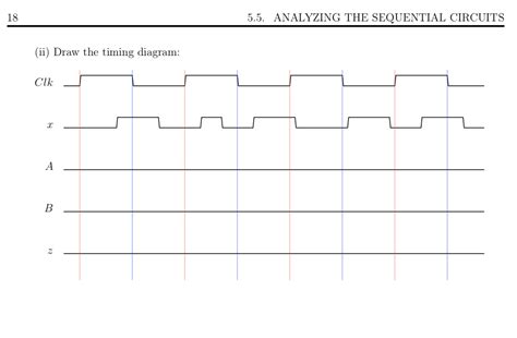 Solved Chapter 5 Sequential Circuit Analysis Eg 11 Following Circuit Complete Timing Diagram