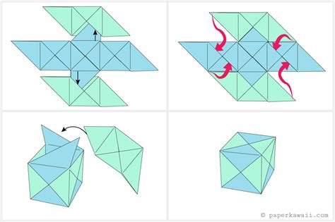 How To Make A Paper Cube Step By Step