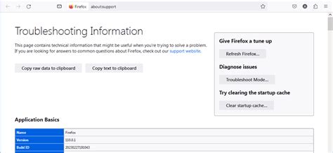Use The Troubleshooting Information Page To Help Fix Firefox Issues