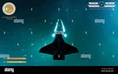singleplayer game with spaceship shooting laser streams at asteroid