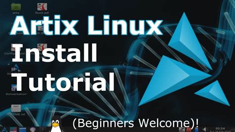 Artix Linux Install Tutorial With Runit Linux Beginners Guide Youtube