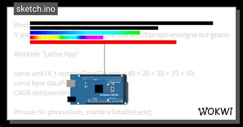 projet enseigne led géant français arduino forum