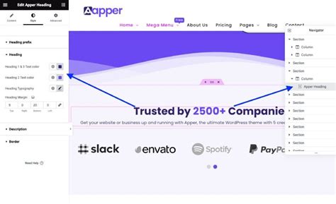 How To Customize The Colors Of Each Elements In Apper Theme