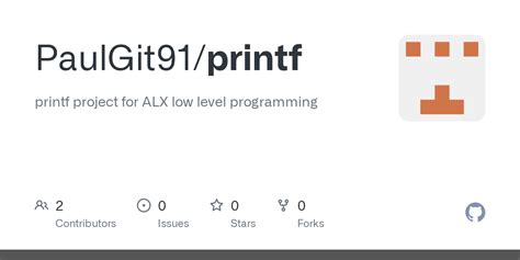 github paulgit91 printf printf project for alx low level programming