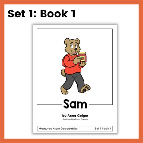 Decodable Book Set 1 Book 1 The Measured Mom
