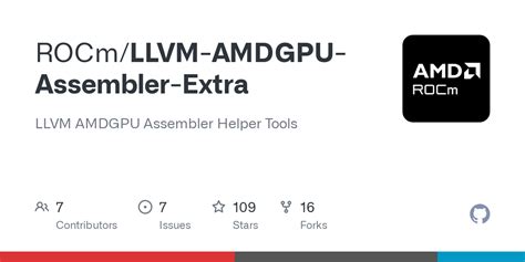 Github Rocmllvm Amdgpu Assembler Extra Llvm Amdgpu Assembler Helper