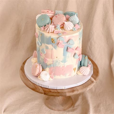 The Works Gender Reveal Cake Shop Wild Rose Cakes