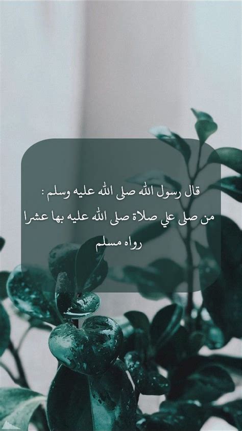 قال رسول اللّٰه صلى اللّٰه عليه وسلم من صلى علي صلاة صلى اللّٰه عليه