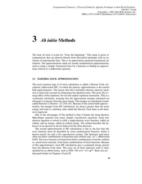 02 Ab Initio Methods Converted Into Ww Pptx