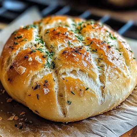 Easy Rustic Garlic Parmesan Herb Bread An Incredible 5 Ingredient Recipe Cook And Share Recipes
