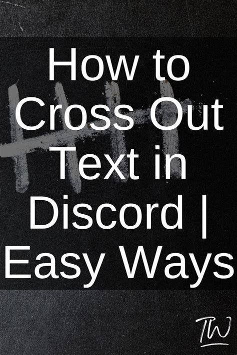 How To Cross Out Text In Discord Artofit