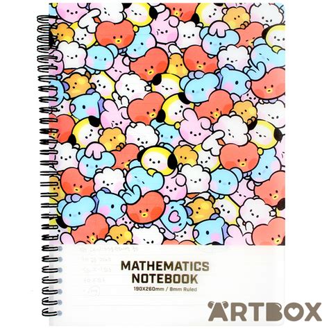 Buy Line Friends Bt21 Minini Montage White Spiral Bound B5 Lined