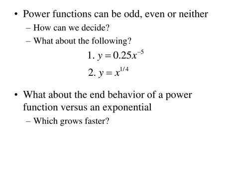 Ppt Section 1 6 Powers Polynomials And Rational Functions Powerpoint Presentation Id 662970
