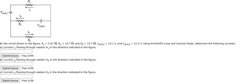 Solved A Current I1 Flowing Through Resistor R1 In The