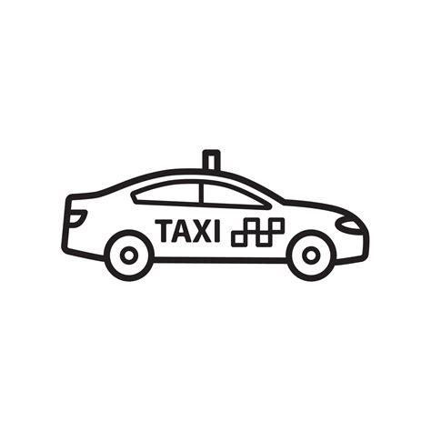 Taxi Icon Vector Logo Template 20601097 Vector Art At Vecteezy