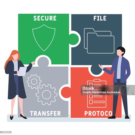 Sftp Secure File Transfer Protocol Acronym Stock Illustration Download Image Now Acronym