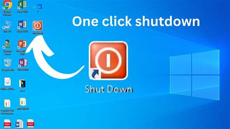 How To Add A Shutdown Button On Desktop In Window One Click Shutdown YouTube