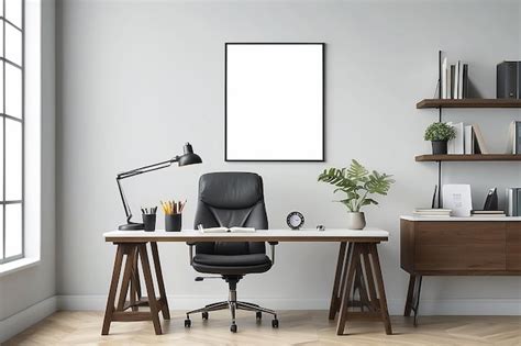 Premium Photo Lawyers Office Art Mockup With Blank Space