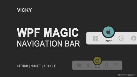 Wpf教学视频详解｜wpf Navigationbar 如此丝滑的动画竟然这么简单？！github源代码 ｜编程原视频已上传 Csdn博客