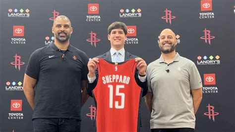 Rockets Introduce Number Three Overall Pick Reed Sheppard