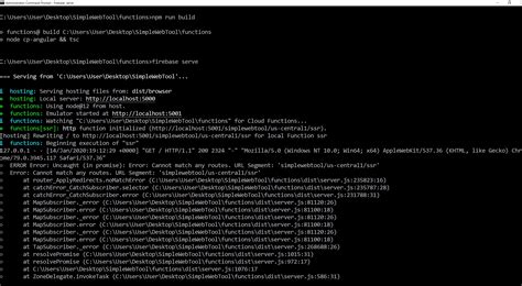 Firebase Error Uncaught In Promise Cannot Match Any Routes Url