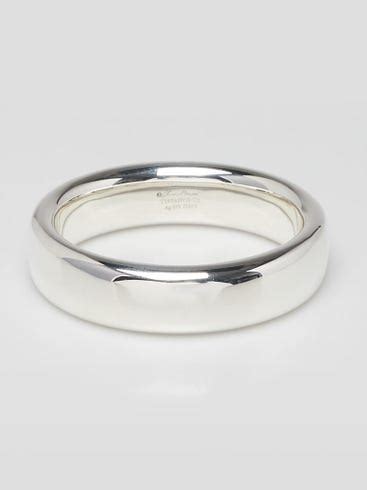 Tiffany And Co Sterling Silver Elsa Peretti Doughnut Bangle Bracelet