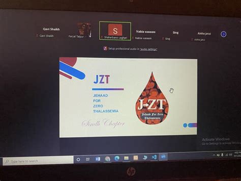 Qavi Shaikh On Linkedin A Meeting With Jzt Jehad For Thalesemia