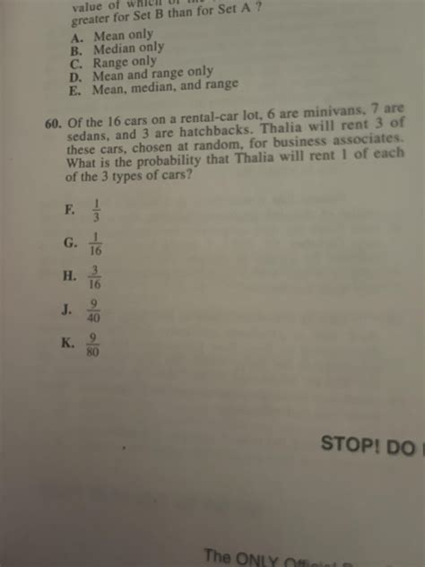 Math Act Question R Act