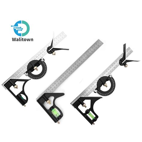300mm 600mm Stainless Steel Framing Square Right Angle Ruler Thicken Try Square Ruler Tools For