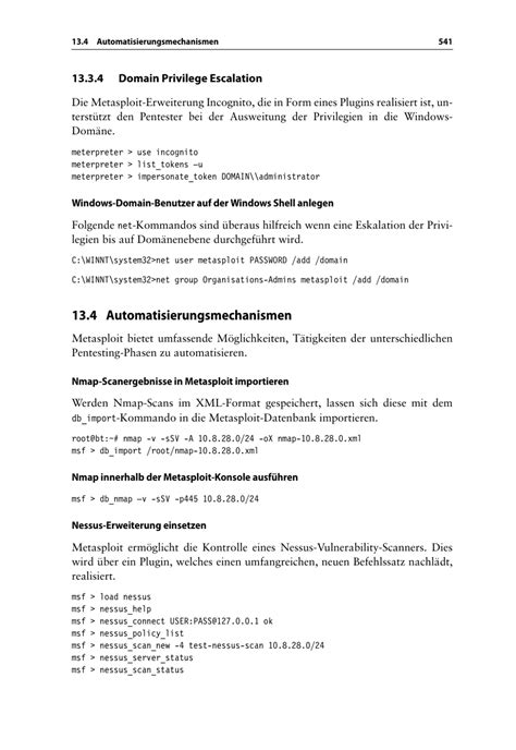 Metasploit Framework Cheat Sheet Download Printable Pdf German