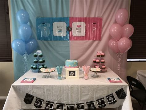 My Gender Reveal Table Gender Reveal Gender Reveal