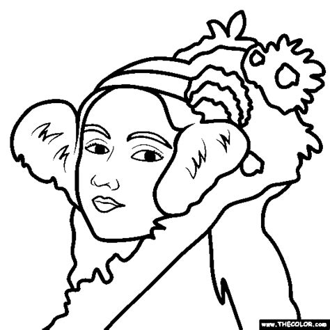 Ada Lovelace Coloring Page