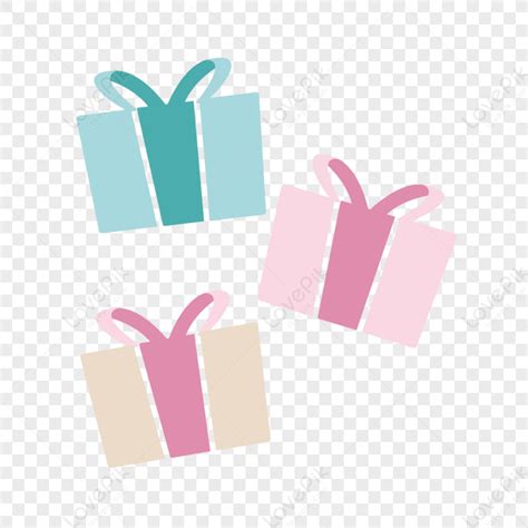 화려한 만화 손으로 그린 선물 상자 요소 Svg장식초록 Png 일러스트 무료 다운로드 Lovepik
