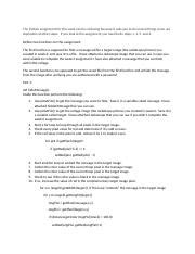 Week Python Assignment Docx The Python Assignment For This Week Can Be Confusing Because