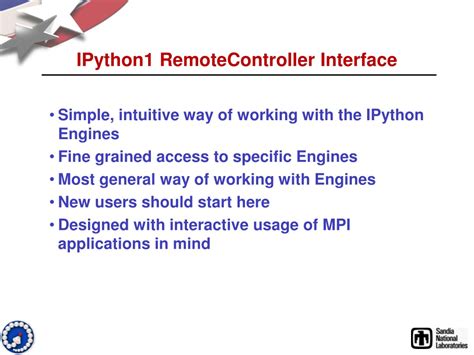 PPT Parallel Interactive Computing With PyTrilinos And IPython