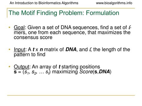 Ppt Finding Regulatory Motifs In Dna Sequences Powerpoint