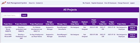 Task Management System Project Using React JS Spring Boot MySQL