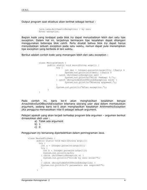 14741 9 Exception And Assertion Pdf
