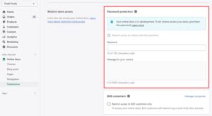How To Put Password On Shopify Store Protect Your Online Store ShopiBuffet