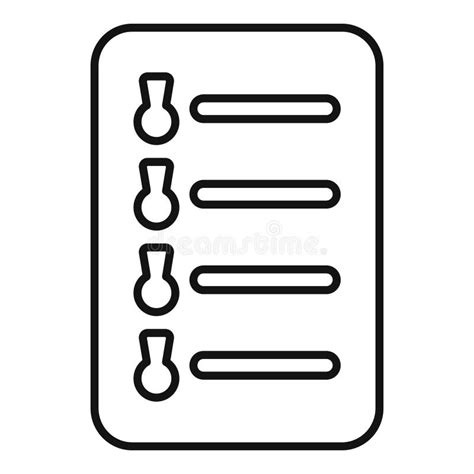 Checklist Icon Representing Task Management And Organization Stock Illustration Illustration